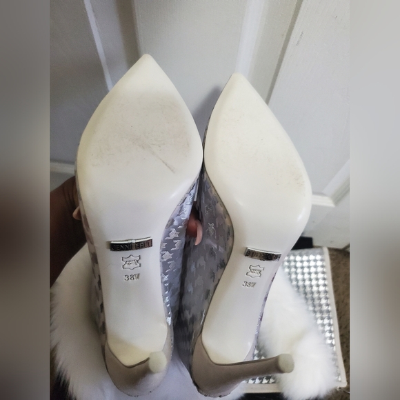 Jennifer Le | Shoes | Silver Mesh Fox Boots | Poshmark